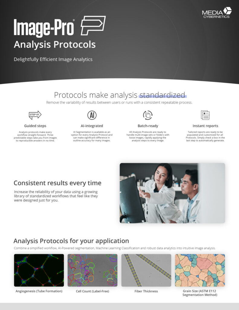 Analysis Protocols | Image-Pro | Media Cybernetics